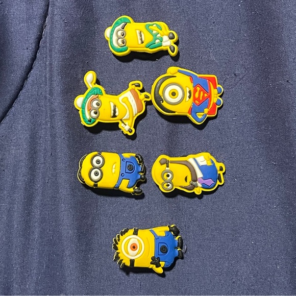 Accessories | 6 Piece Minions Character Croc Gibbet Set | Poshmark